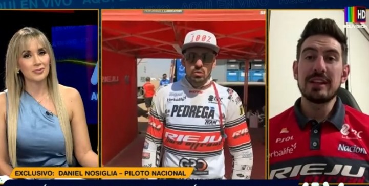 Daniel Nosiglia y su representación en el Dakar 2025